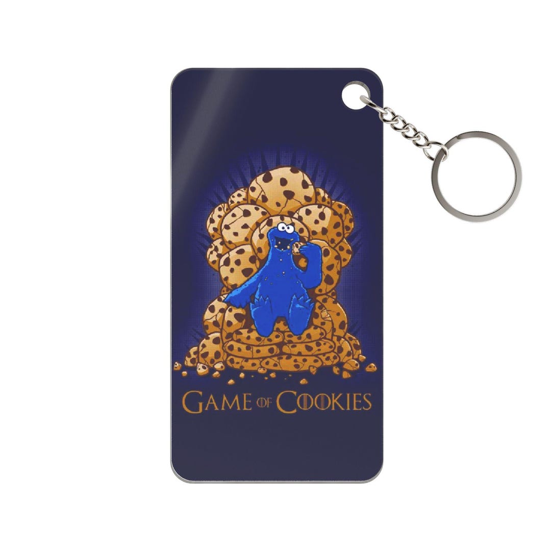 Game of Cookies Keychain, Cookie Monster, Bag Chain, Gift Idea for Kids ...