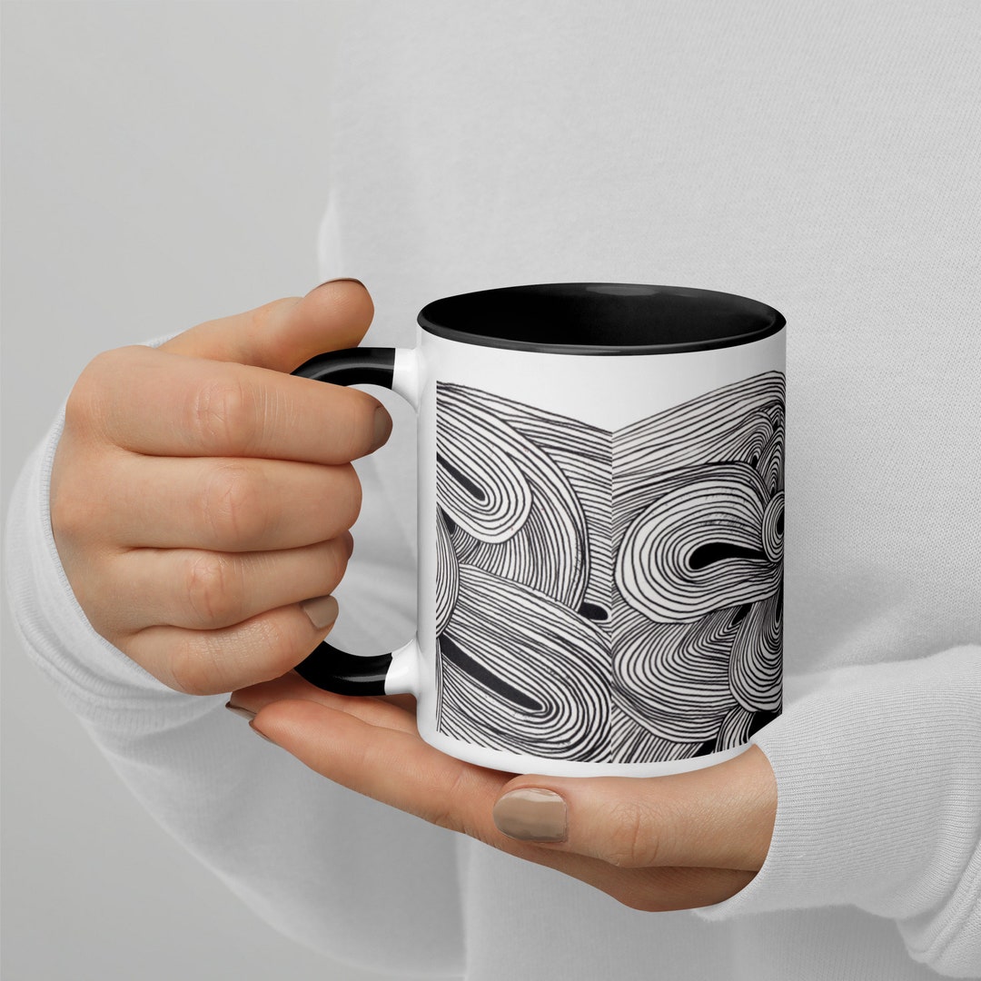 Vortex Mug With Color Inside - Etsy