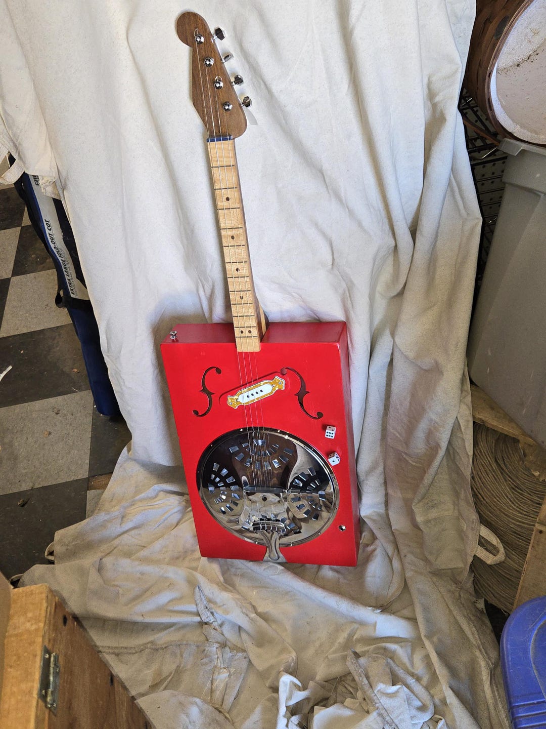 Resonator Cigar Box Guitar - Etsy