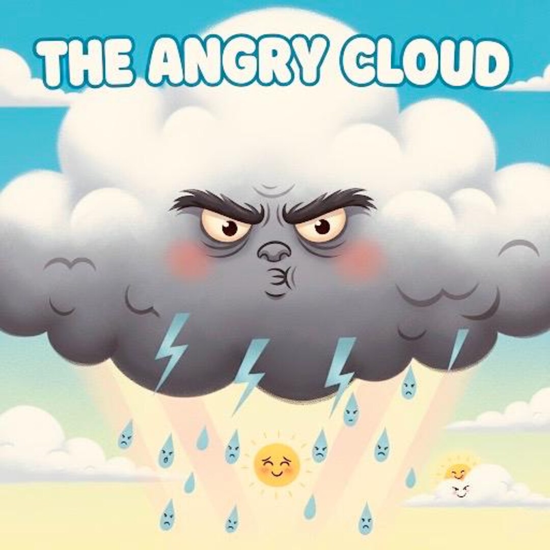 The Angry Cloud – Bedtime Storybook for Kids With Moral Lesson - Etsy