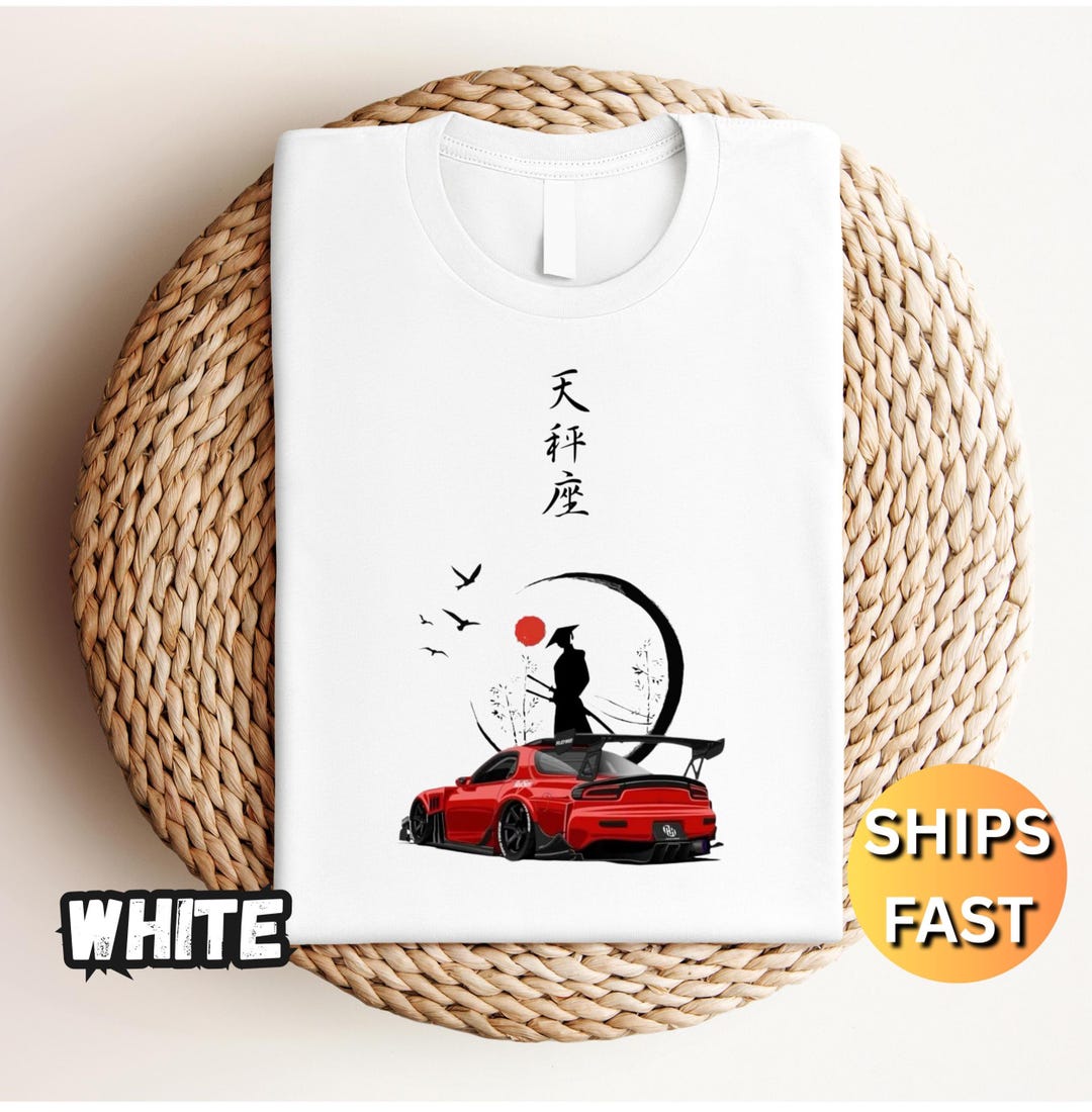 Mazda RX7 T-shirt: JDM Japanese Drift Car Graphic Tee - Etsy