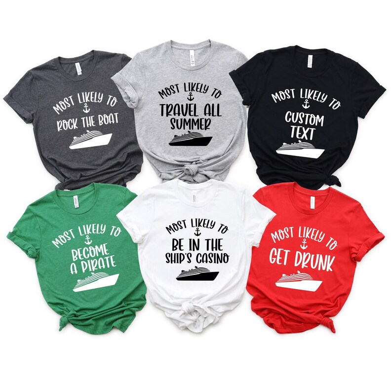 Most Likely to Cruise Shirt,custom Most Likely to Cruise Tshirt,family ...