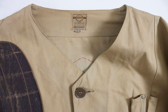 1960s 10-X Shooting Hunting Jacket 15 Patches Sz 44 1957 1960s 10-X Shooting Hunting Jacket 15 Patches Sz 44 1957
