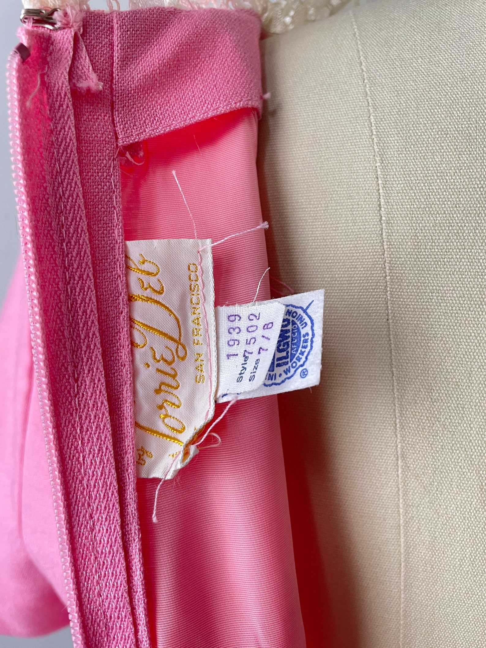 1970s Maxi Dress Pink Lorrie Deb S - Etsy