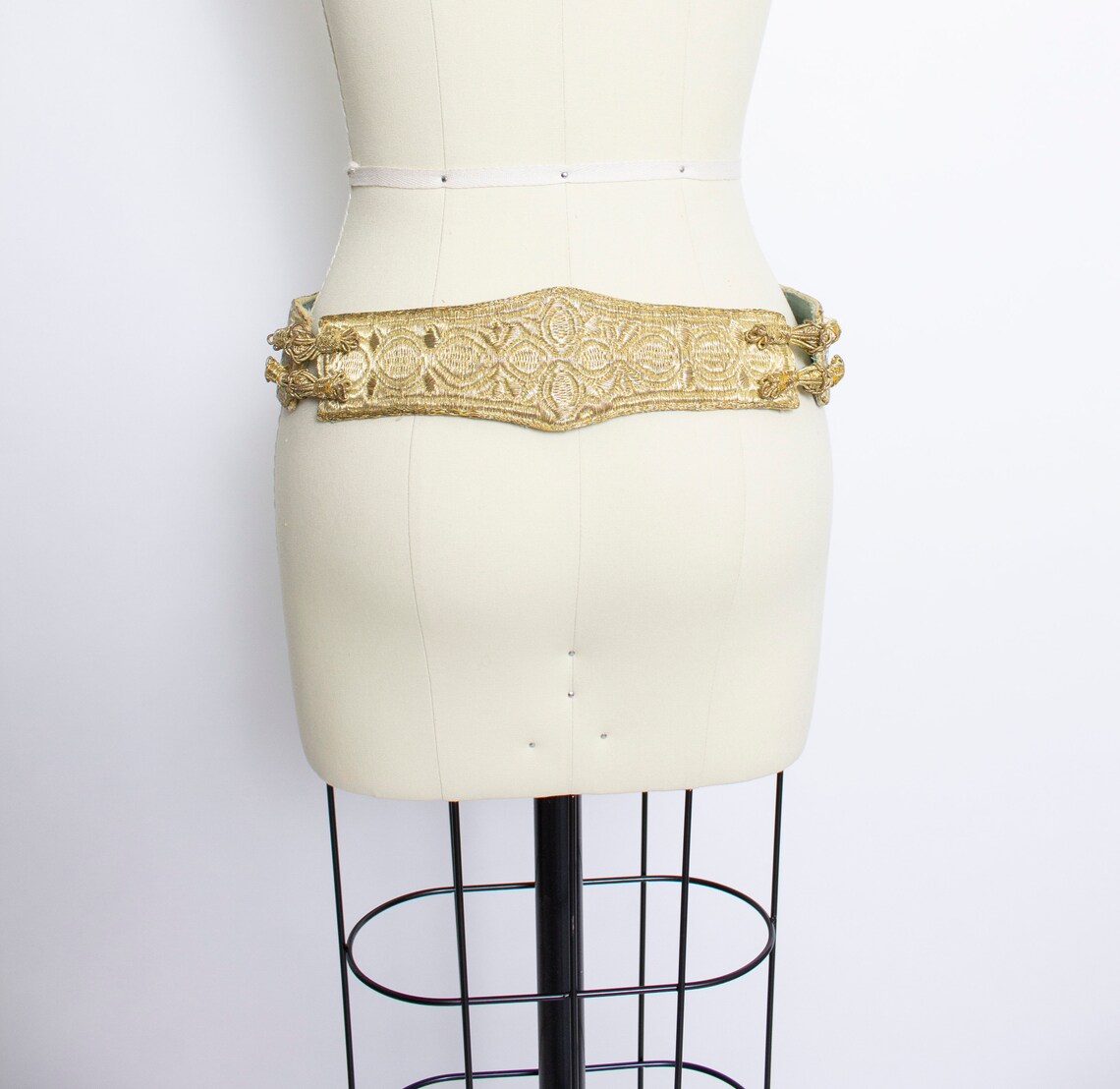 1960s Belt Gold Bullion Metallic Waist Cinch - Etsy