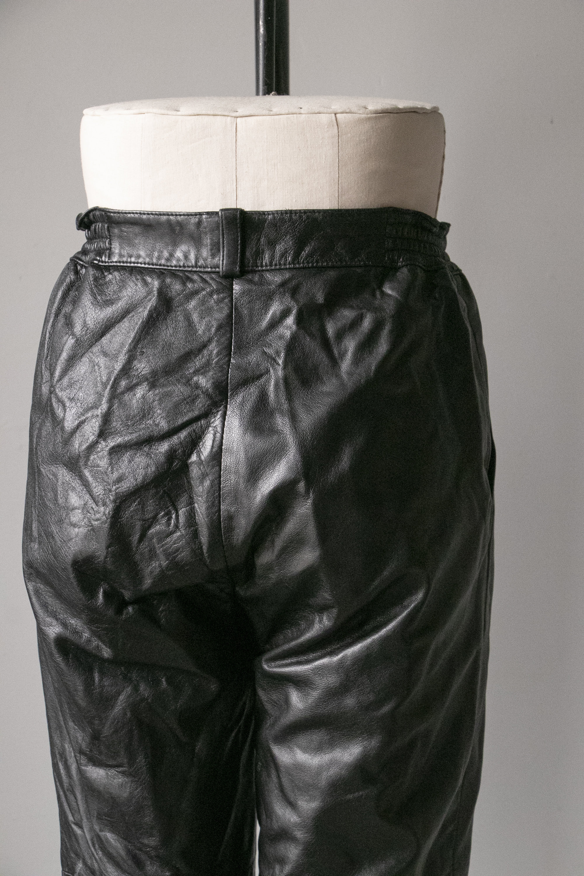 1980s Leather Pants Black High Waist M - Etsy 1980s Leather Pants Black High Waist M - Etsy