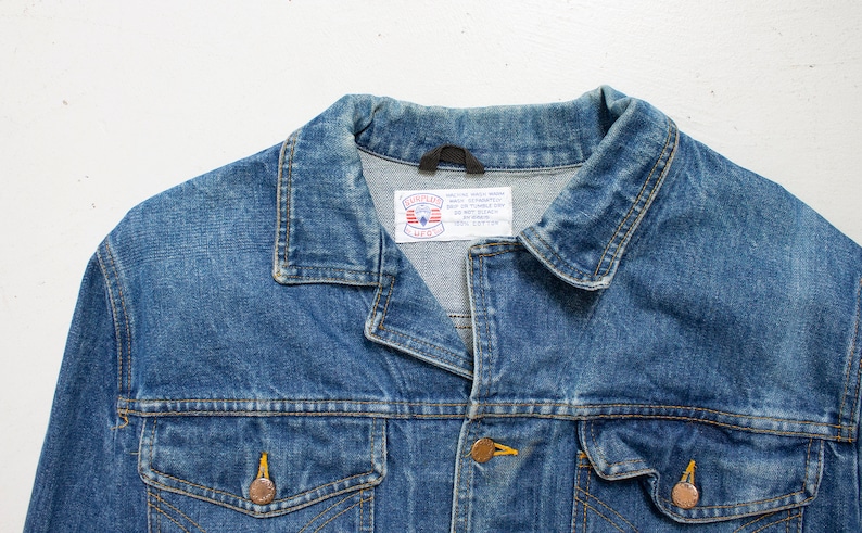 1990s Surplus by UFO Denim Jacket M - Etsy