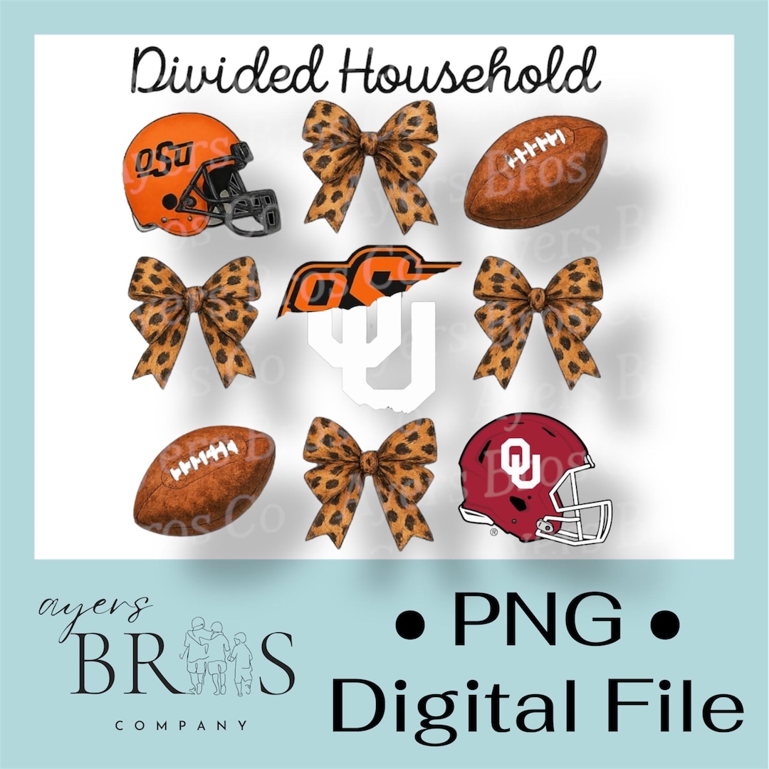 OSU Vs OU Football PNG: Oklahoma State Cowboys, Boomer Sooner, Divided ...