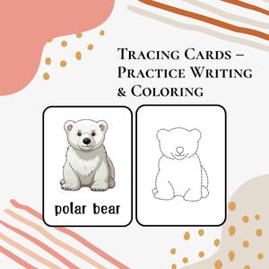 Printable Arctic Animals Flashcards – Educational Learning Game for ...