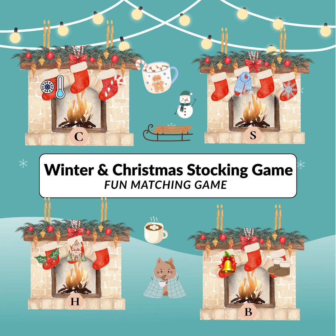 Winter Letter Matching Game | Alphabet Matching Printable | Preschool ...