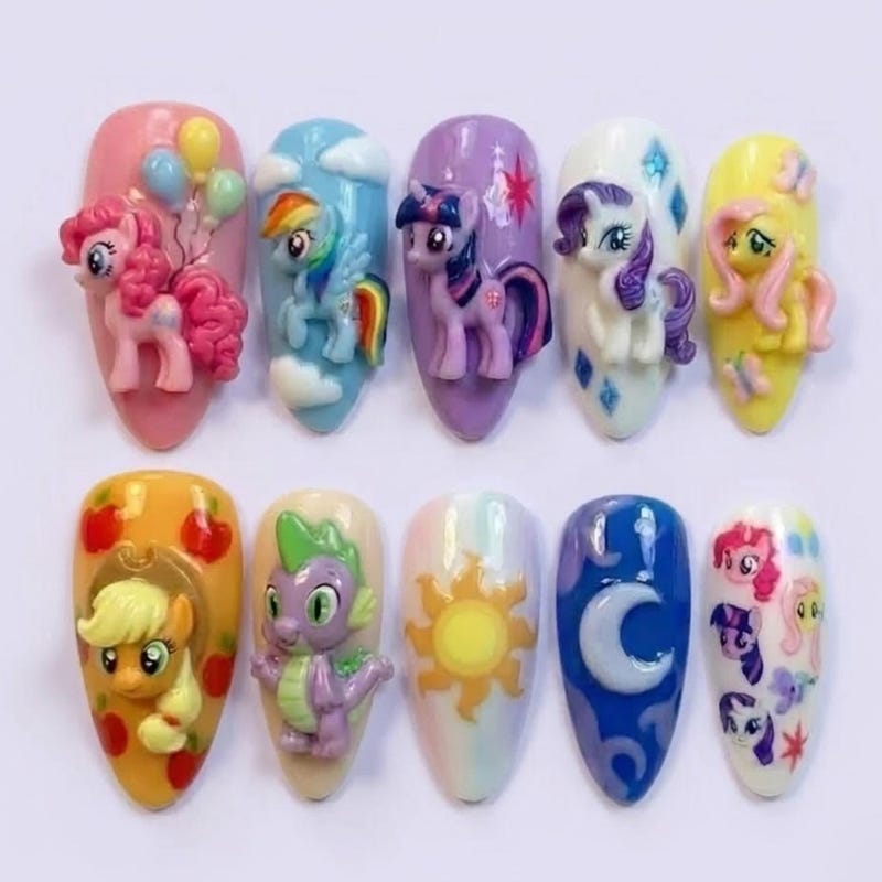 Pinkie Nail - Etsy