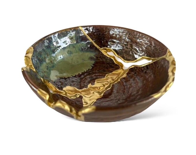 Include Wood Stand-kintsugi Gifts, Kintsugi Bowl, Japanese Art in ...