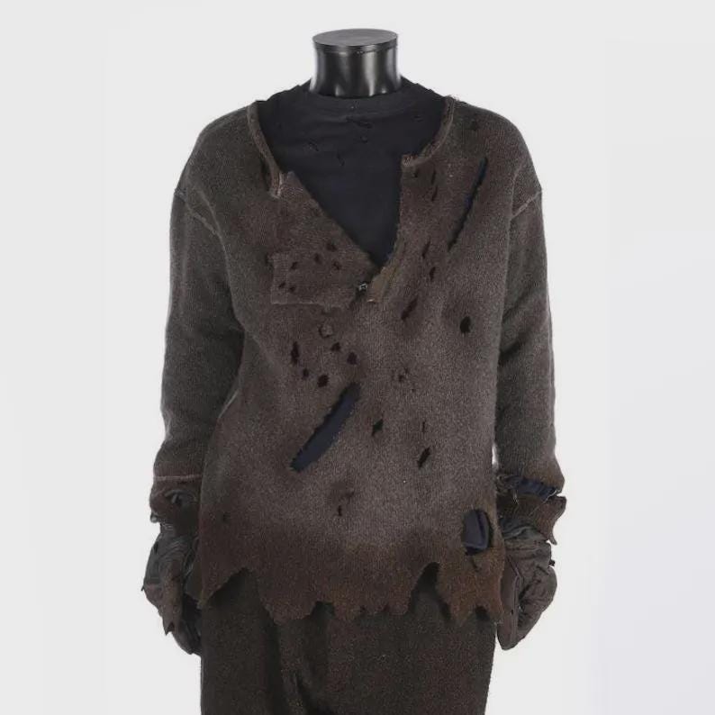 Freddy Vs Jason Burlap Cosplay Costume - Horror Jacket - Etsy