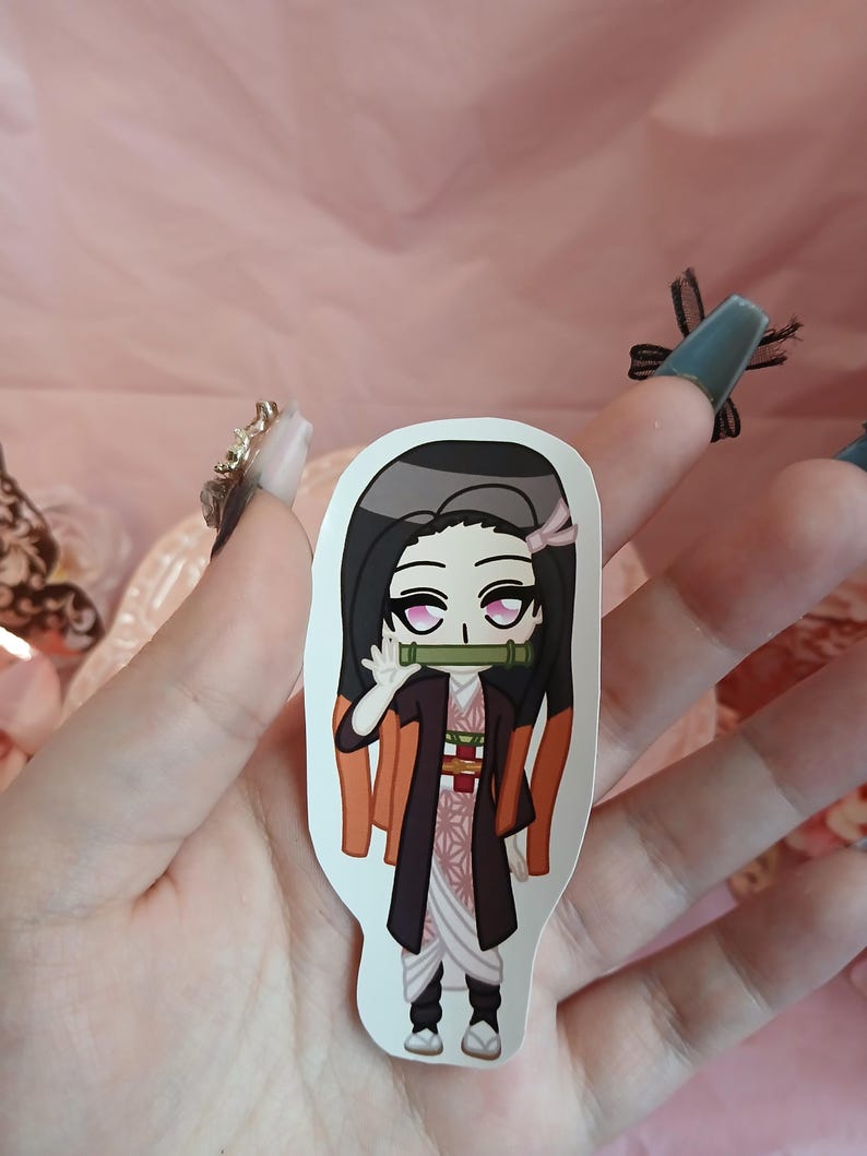 Nezuko Demon Slayer Sticker - Etsy UK