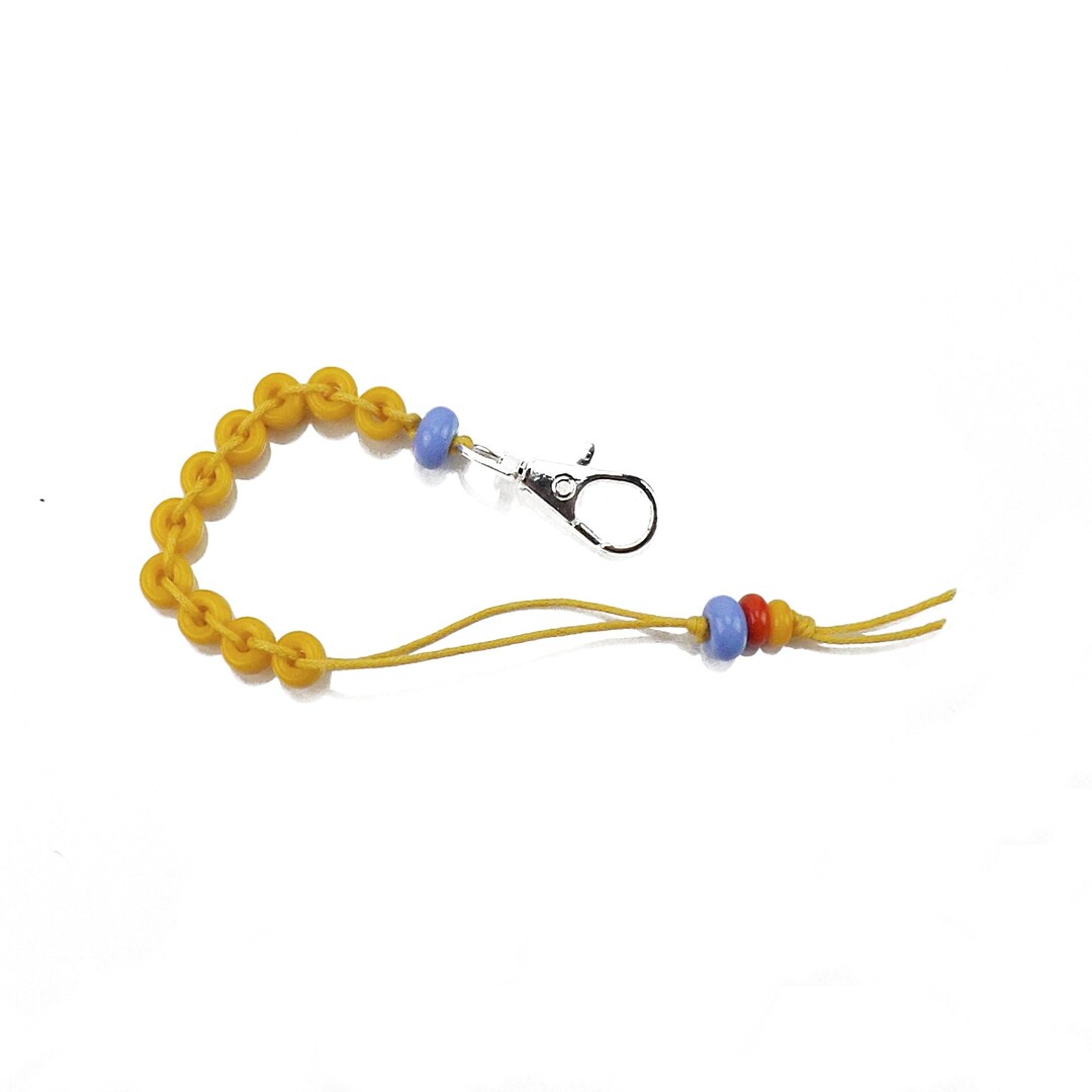 Yellow Golf Bead Counter, 9mm Glass Golf Counter Beads, Golf Stroke ...