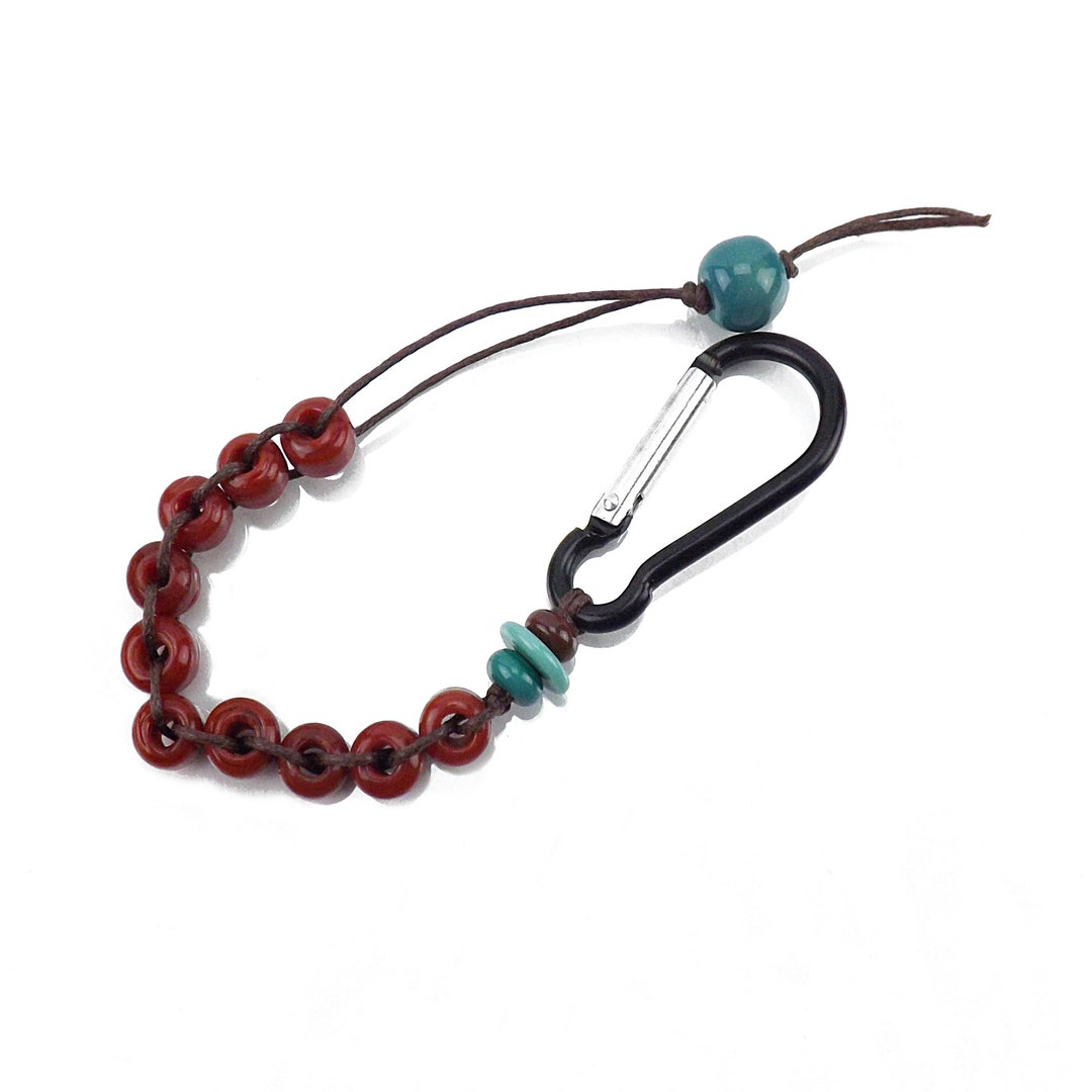 Brown Golf Bead Counter, 9mm Large Glass Golf Counter Beads, Golf ...