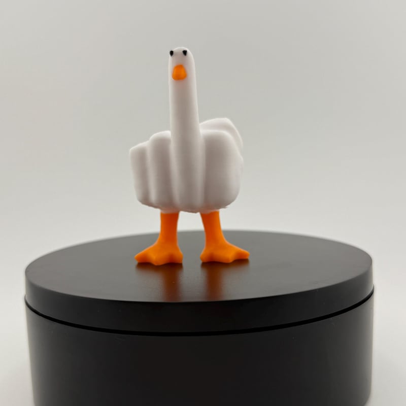 Middle Finger Duck - Etsy