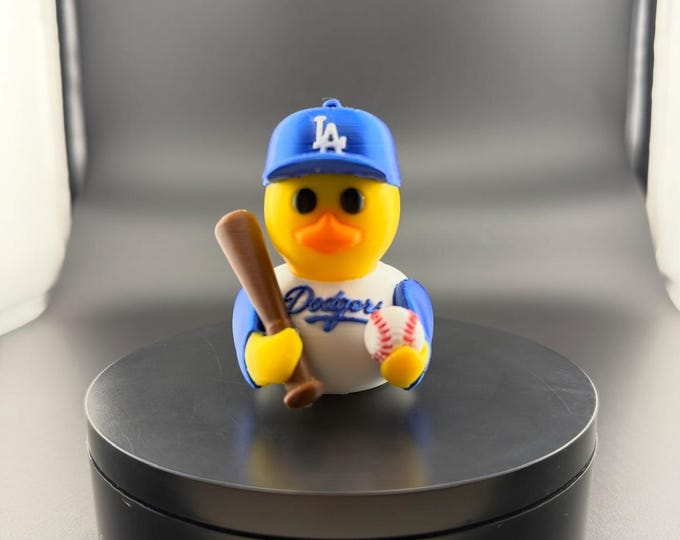 LOS ANGELES DODGERS Rubber Duck Gift Baseball Bedazzled Collectible ...