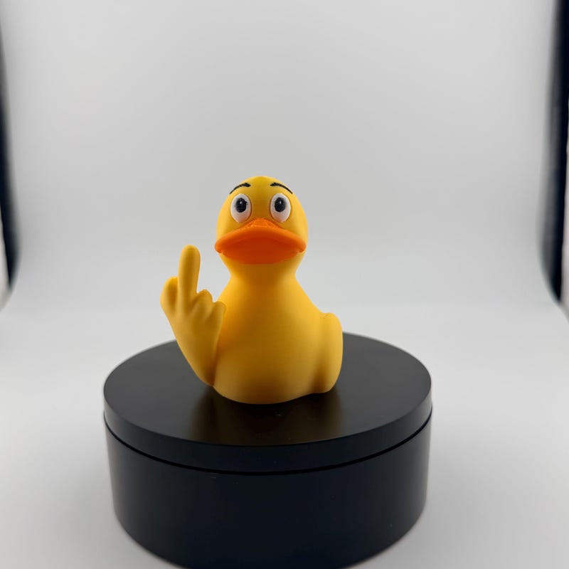 Middle Finger Duck - Etsy