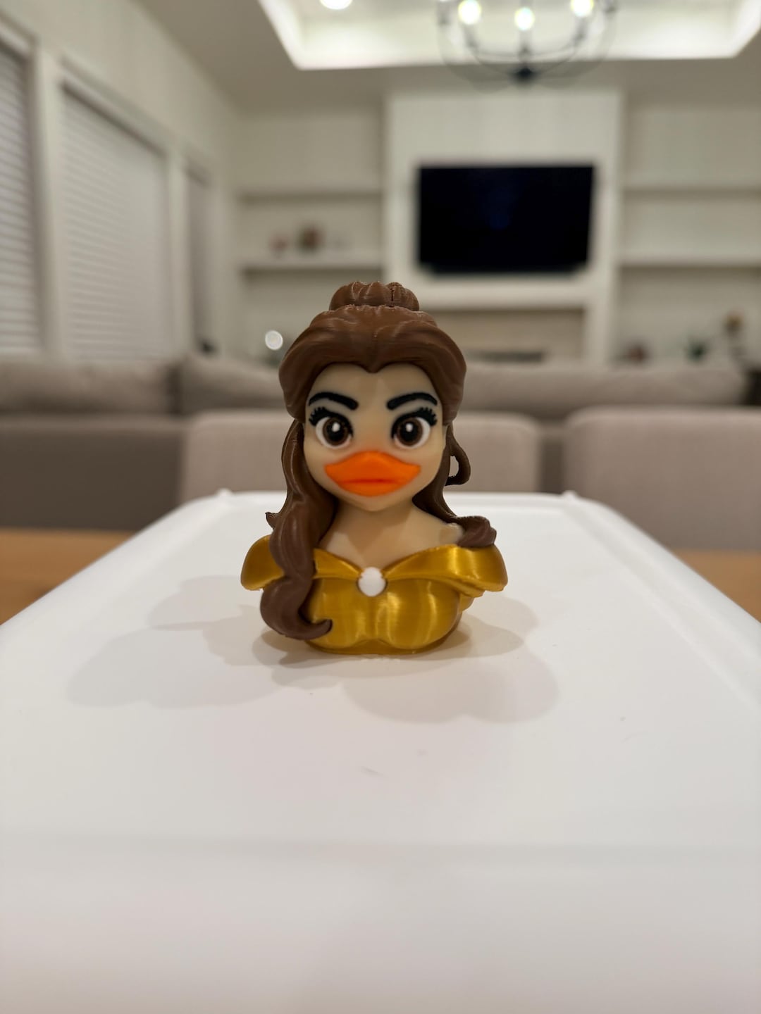 3D Printed Belle Beauty Duck - Etsy