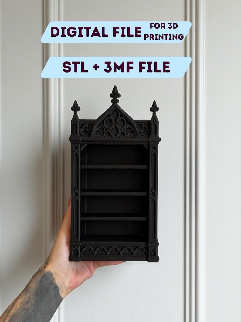 Mini Gothic Cathedral Display STL | Tabletop Cathedral Sculpture ...