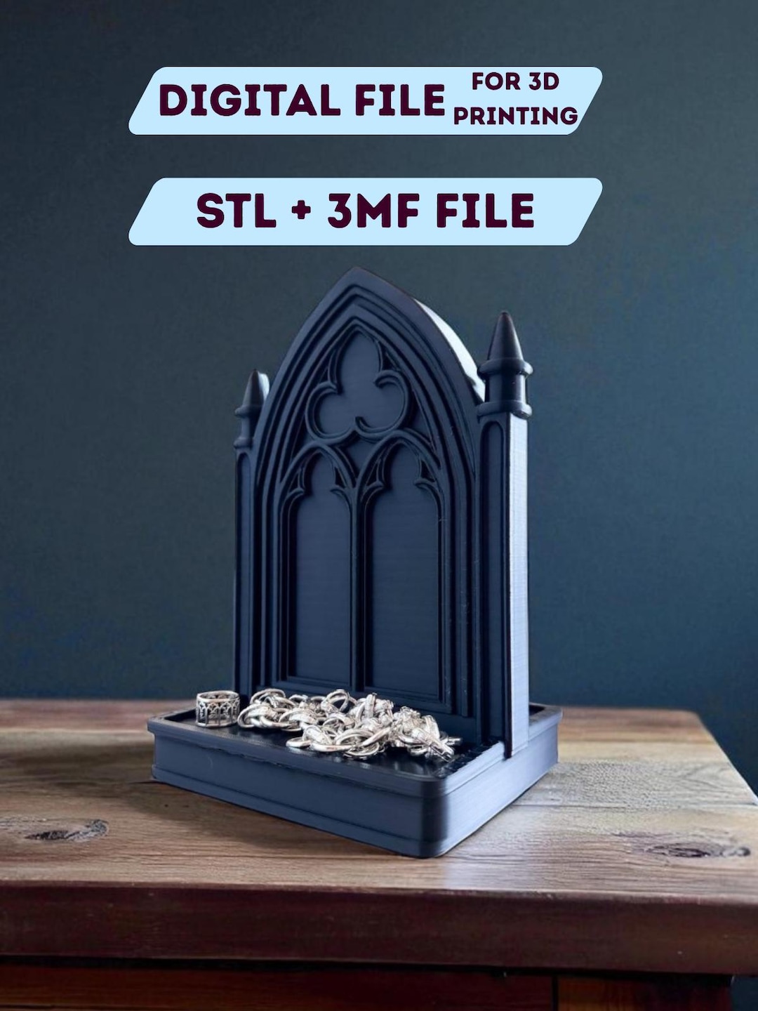 STL Cathedral Stand – 3D Printing File – Digital Download Model ...