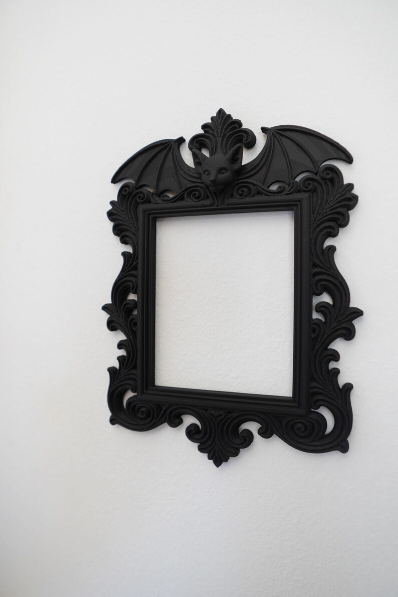 Gothic Bat Frame STL | 3D Printable Halloween Picture Frame | Witchy ...