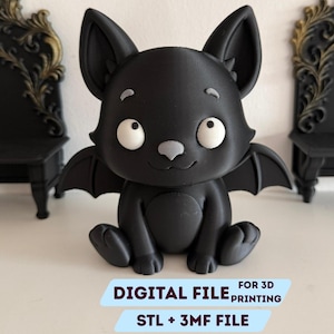 Stl Cute Bat Figurine – 3d Printing File – Digital - Etsy