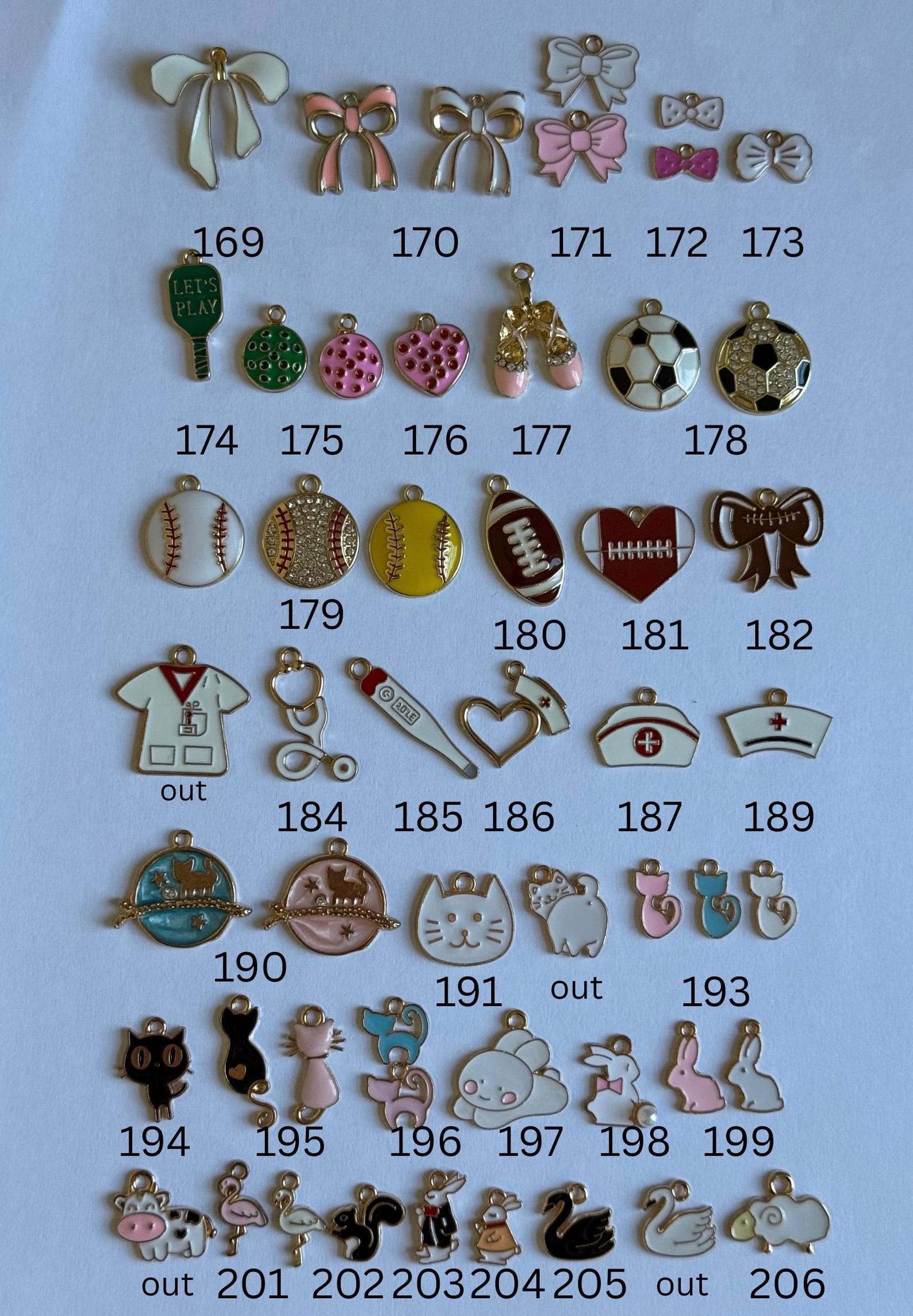 Personalized Bag Charm Chains - Etsy