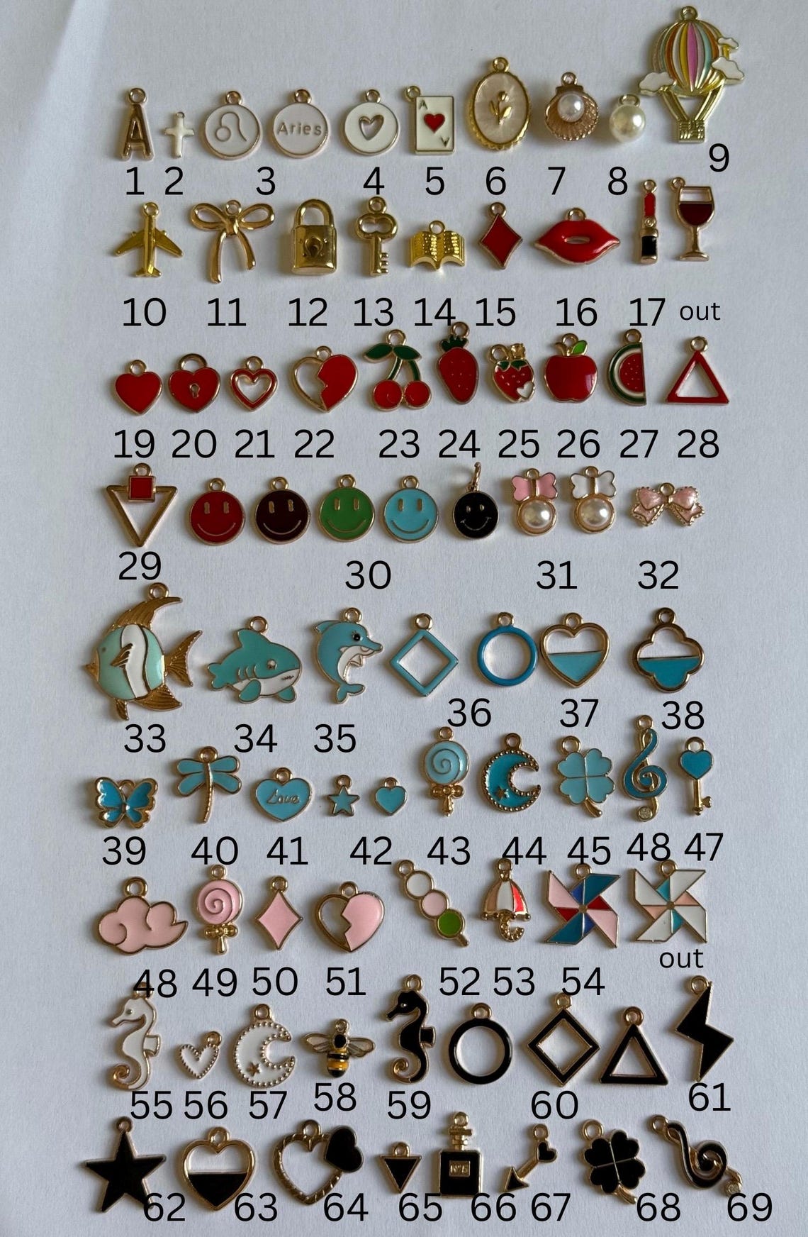 Personalized Bag Charm Chains - Etsy