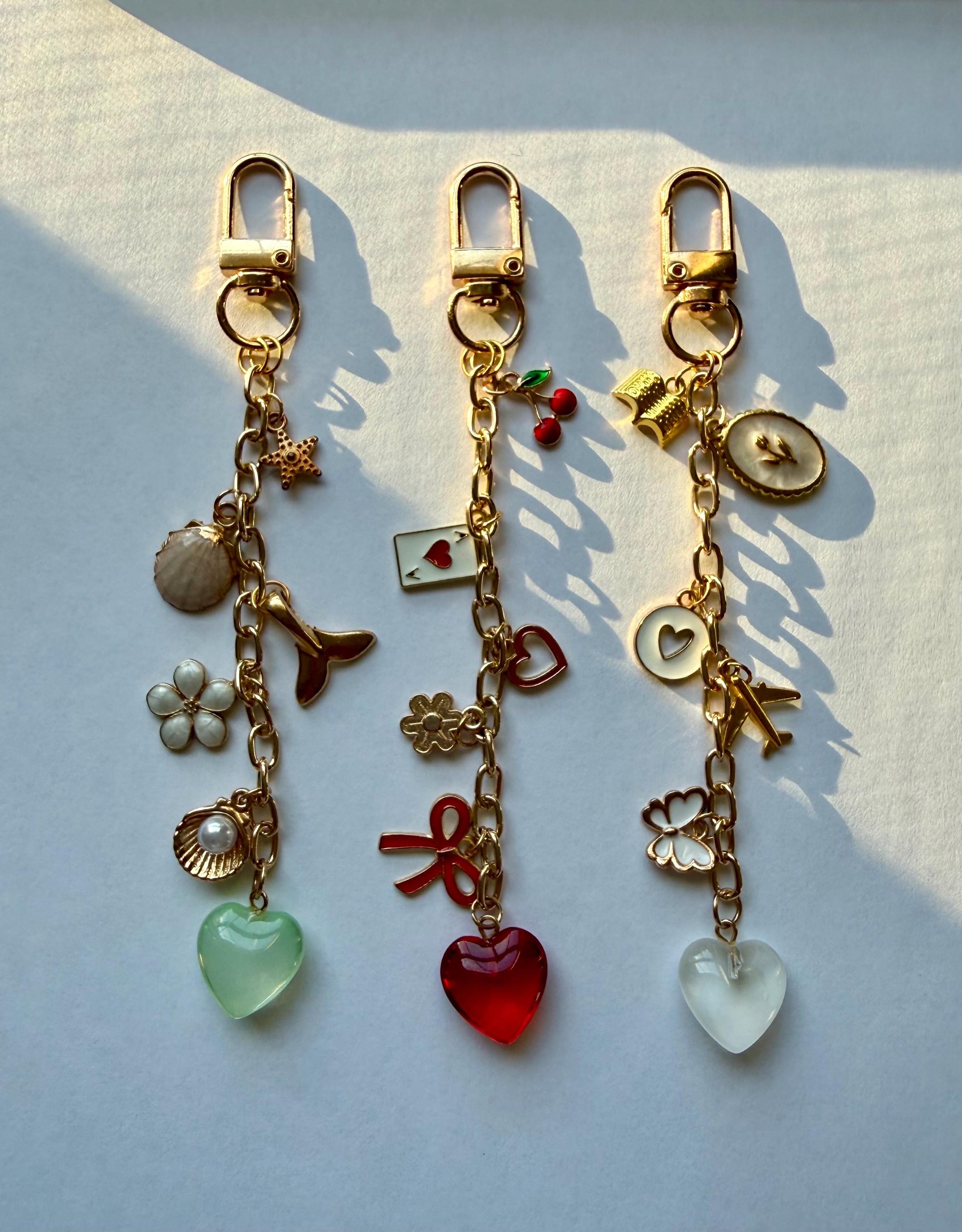 Personalized Bag Charm Chains - Etsy