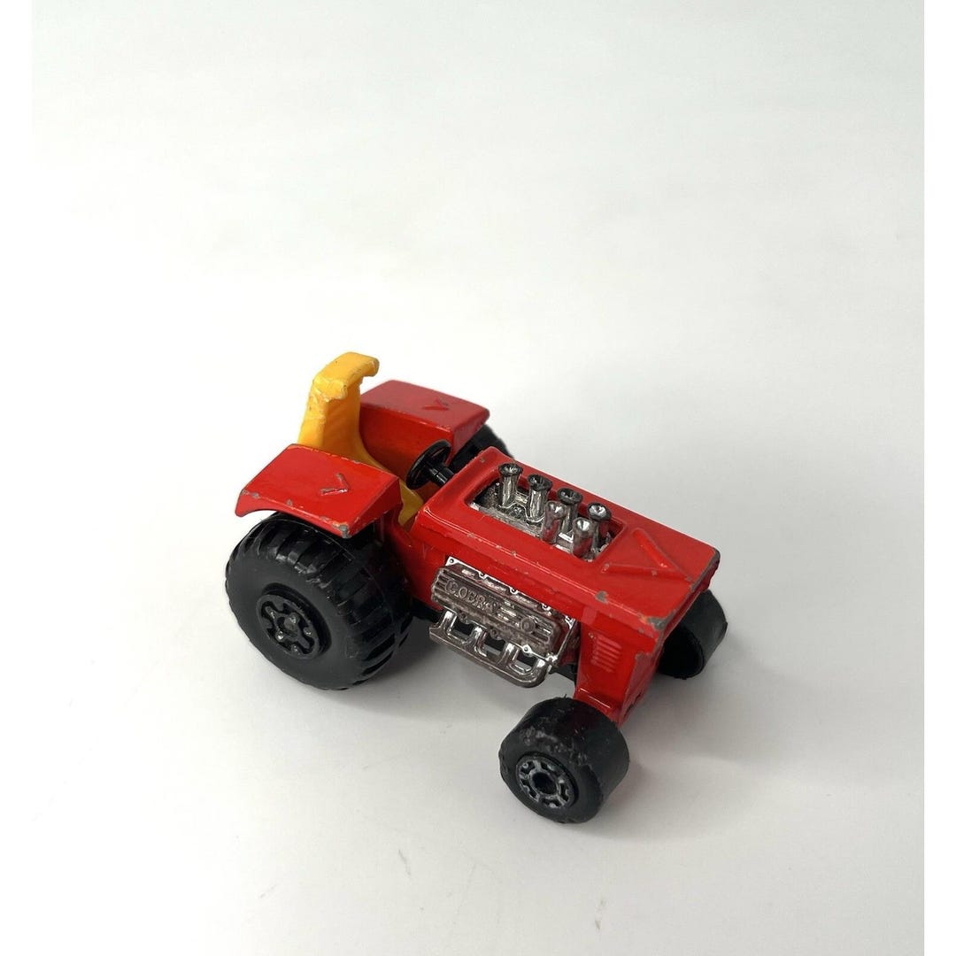 Matchbox Superfast Red Mod Tractor Vintage 1972 Diecast Vehicle - NICE ...