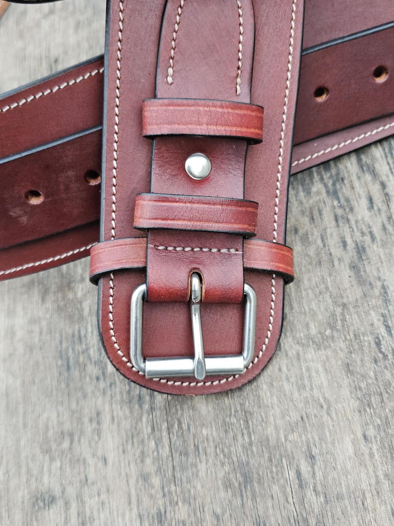 Western Cross Draw Gun Holster With Belt – Full-grain Leather – Fits 4 ...