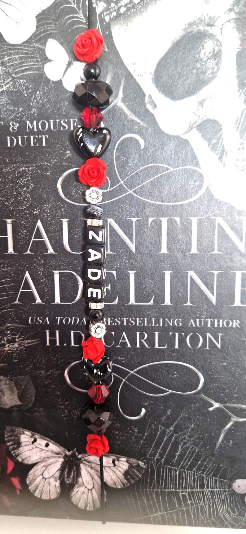 Zade Gothic Bookmark Dark Romance Accessory Inspired by Haunting ...