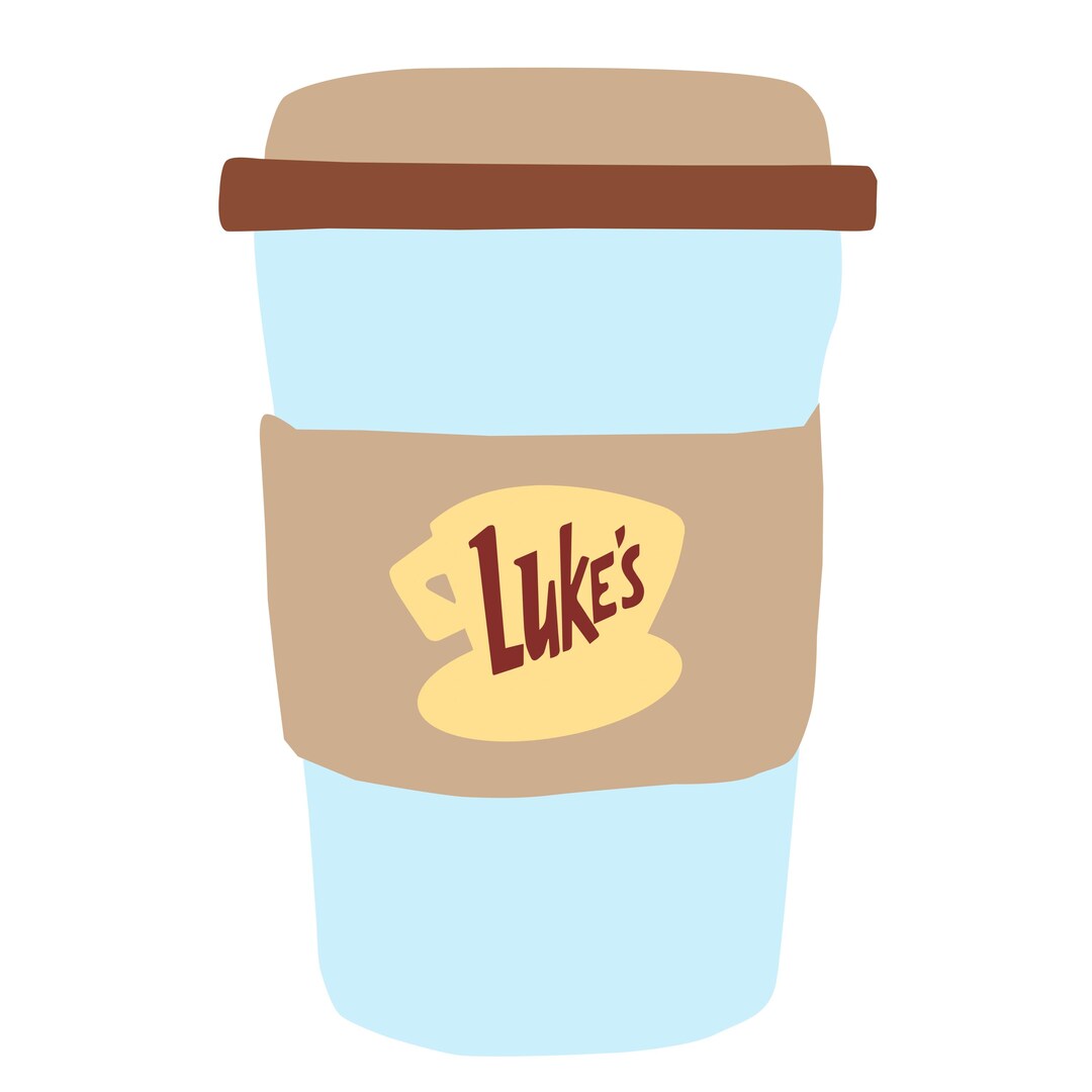 Lukes Diner Logo, Lukes Diner Coffee Cup, Lukes to Go Cup, Gilmore ...