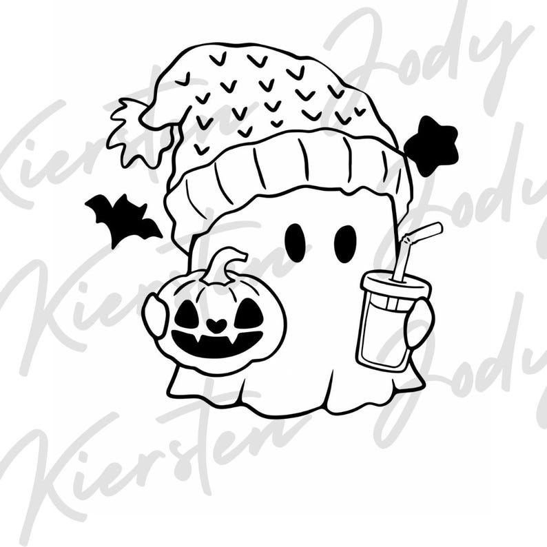 Spooky Cute Halloween Coloring Pages | Candy, Ghost, Cat, Pumpkin ...