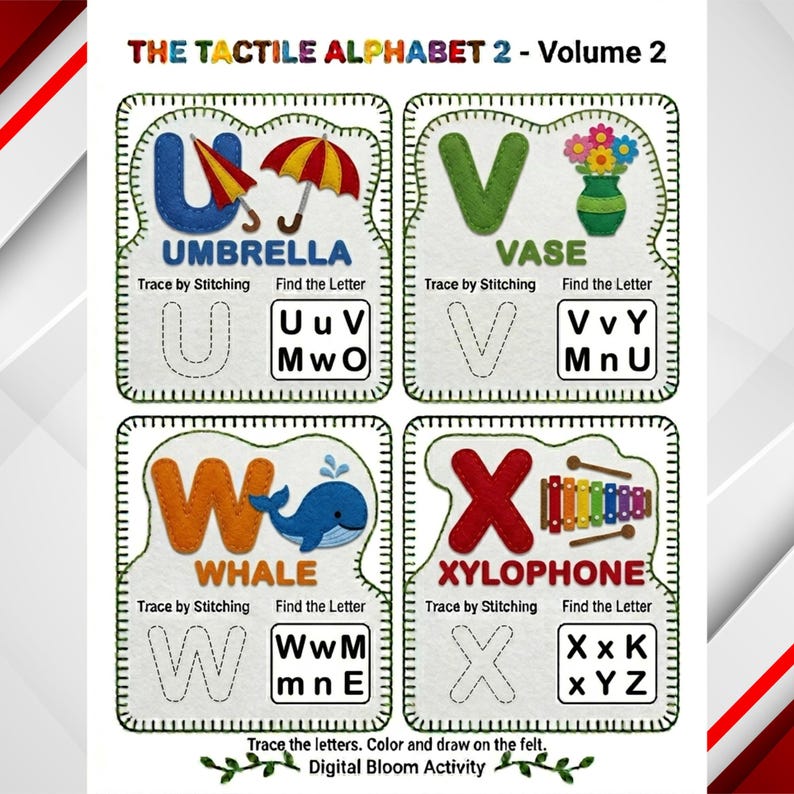 Montessori Tactile Alphabet Coloring Book: Sensory Toddler Activity ...