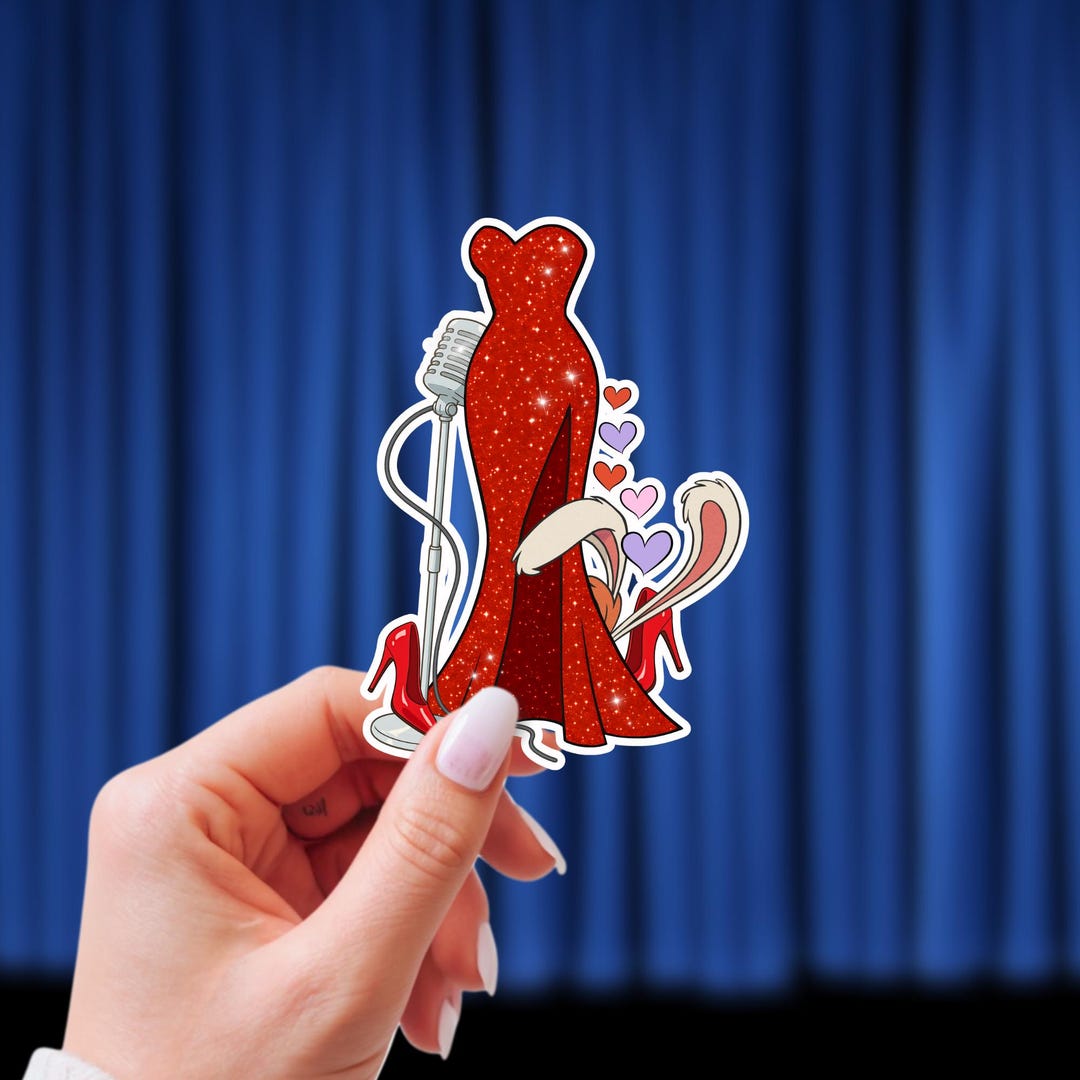 Jessica Rabbit Sticker | Who Framed Roger Rabbit | Waterproof Vinyl ...