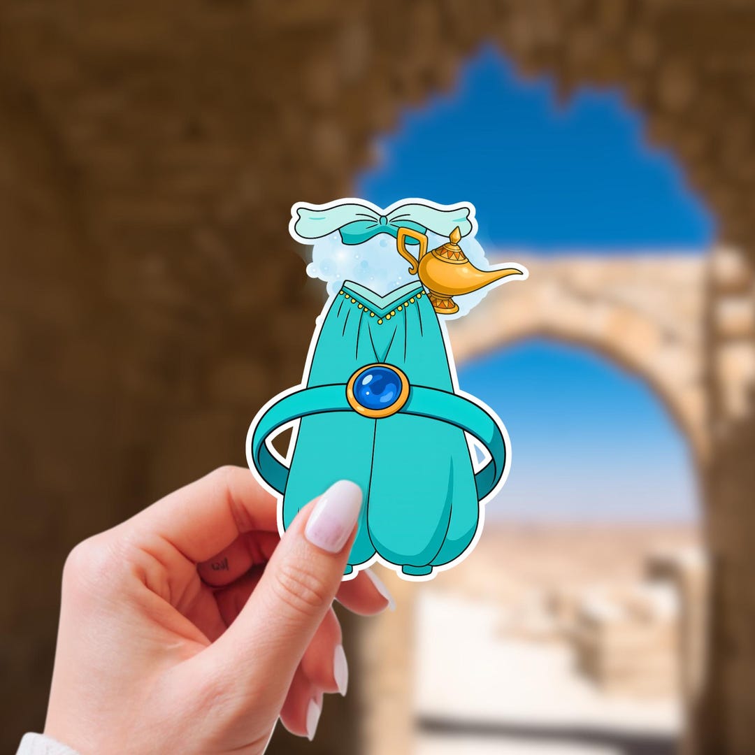 Princess Jasmine Sticker | Aladdin Waterproof Vinyl Stickers | Disney ...