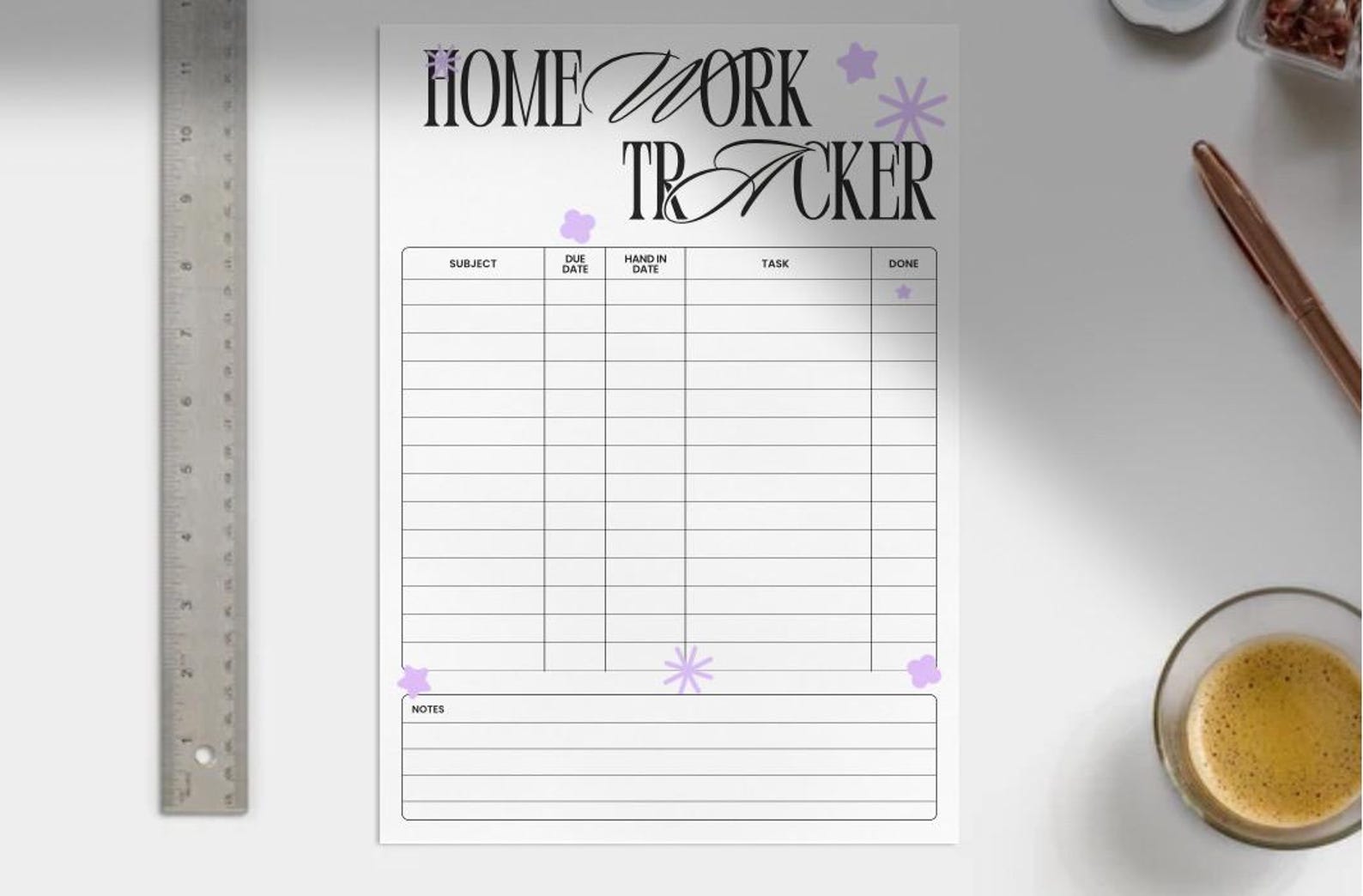 Homework Tracker Sheets | Study Planner for Students | GCSE & A-level ...