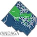 Typographic Map of Tyandaga Neighbourhood in Burlington | Etsy