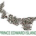 Typographic Map of Prince Edward Island | Map of PEI, Canada ...