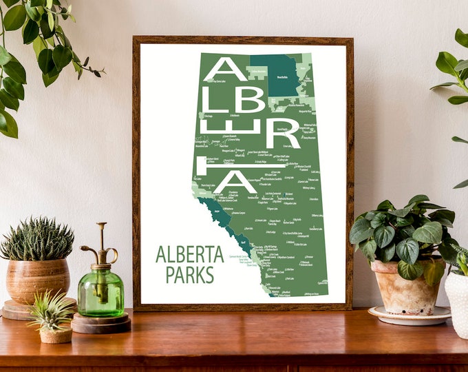 Typographic Map of Provincial Parks in Ontario | Ontario Parks Map ...