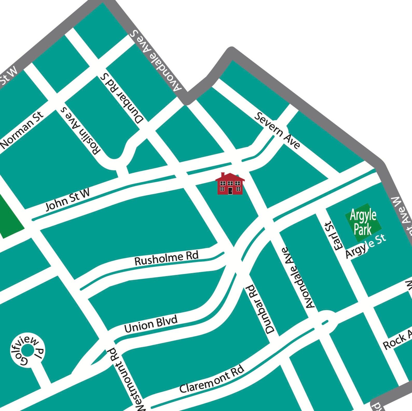 Typographic Map of the Westmount Neighbourhood in - Etsy