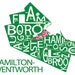 Typographic Map of Hamilton Hamilton Wentworth Map City - Etsy