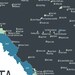 Typographic Map of Parks in Alberta | Alberta Parks Map | Camping Map ...