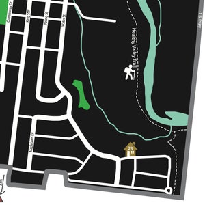 Typographic Map of St. Jacobs, Ontario | Waterloo Region Town Map Print ...
