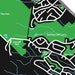 Typographic Map of Tyandaga Neighbourhood in Burlington - Etsy