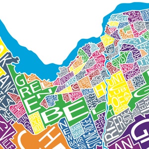 Typographic Map of Kanata, Ontario | Ottawa Area Map | Neighbourhood ...