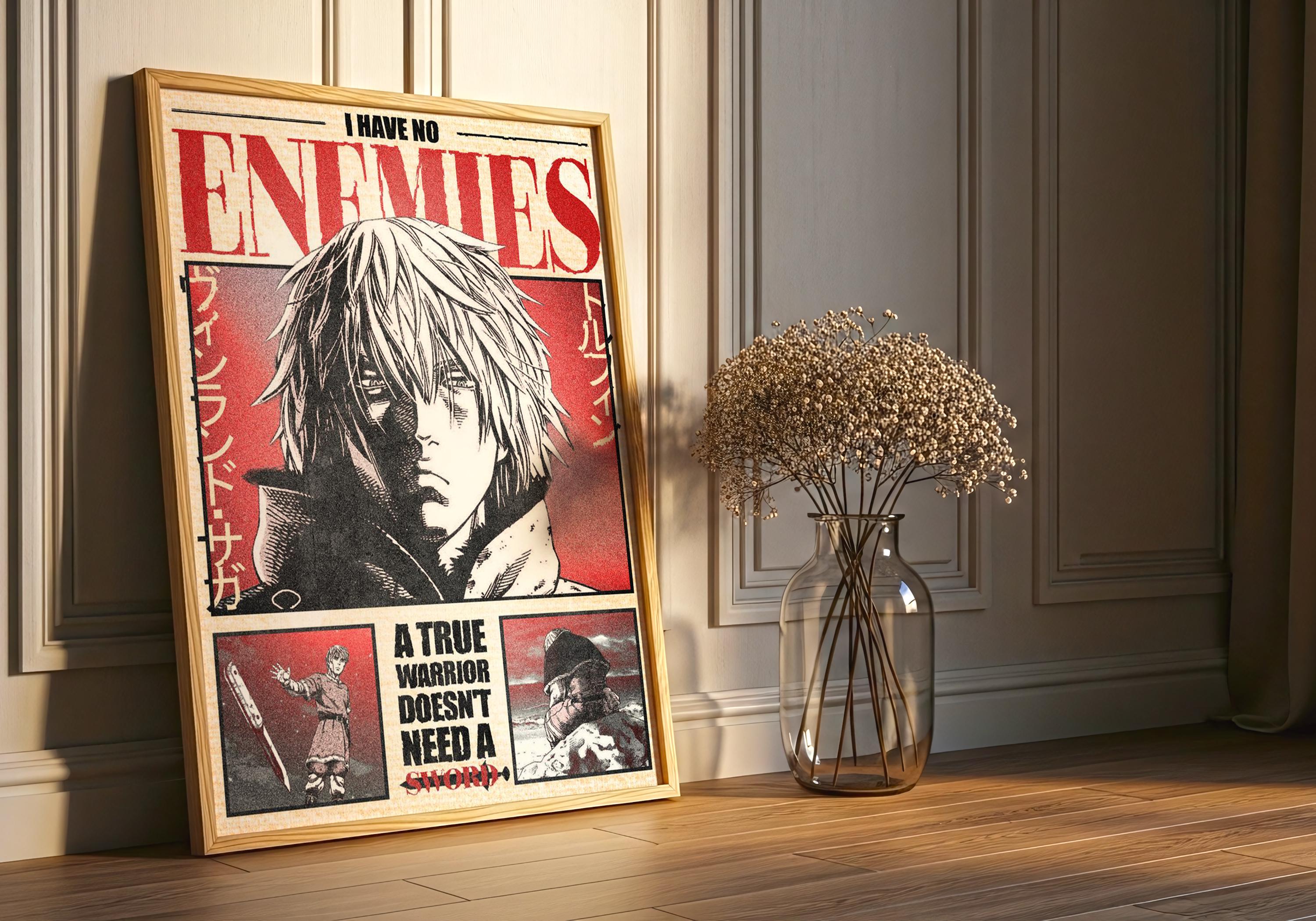 Vinland Saga Poster: Vintage Anime Manga Art Print - Etsy